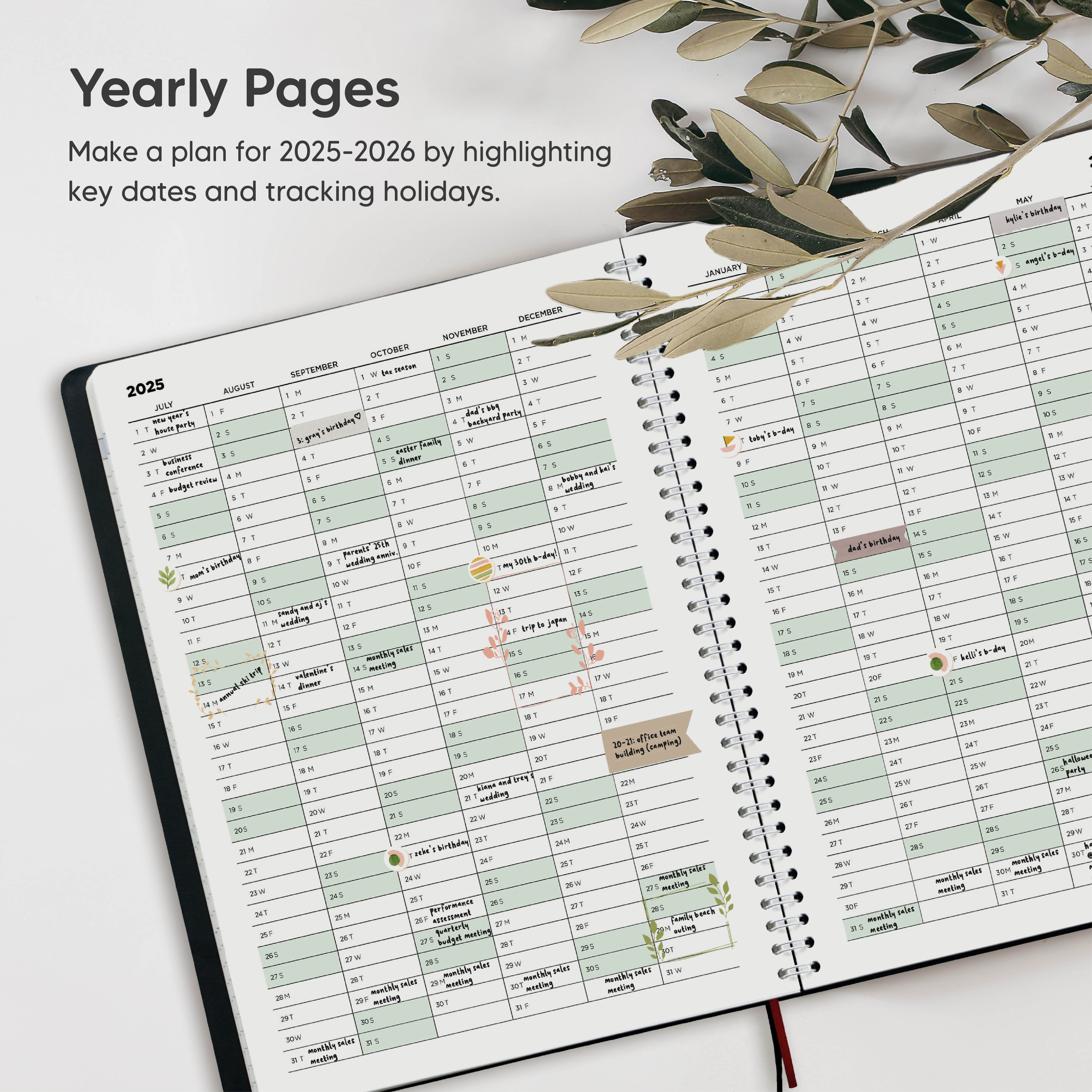 Academic Planner 2025-2026 – 8.5 x 11 – Inamio